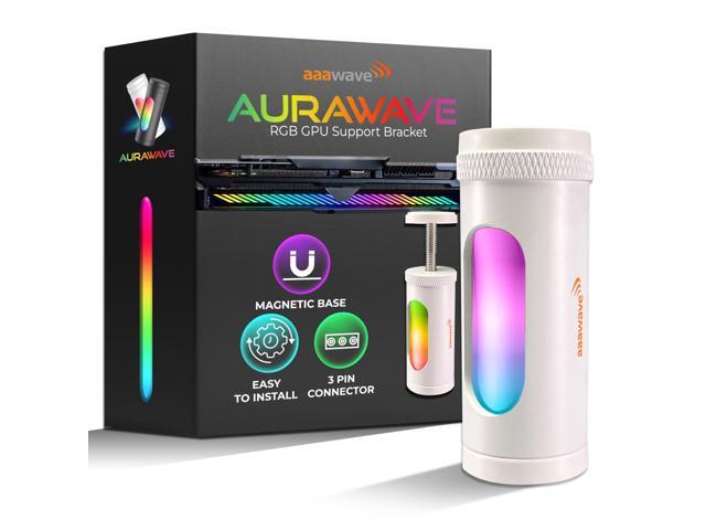 AAAwave AURAWAVE GPU Support Bracket, Gaming Graphics Card Brace ...