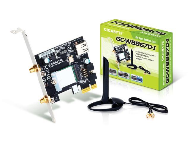 Gigabyte GC-WB867D-I IEEE 802.11ac - Wi-Fi/Bluetooth Combo Adapter ...