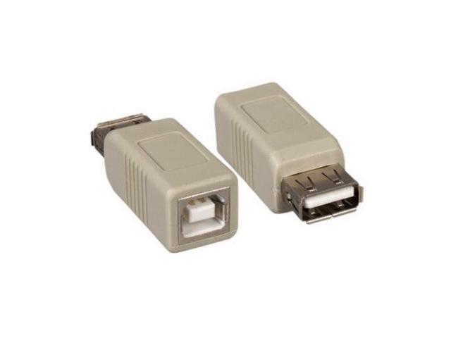 Kentek USB 2.0 Type A Female to Type B Female F/F Converter Extender ...