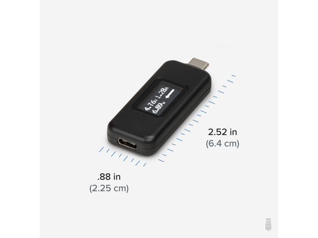 Plugable USB C Power Meter Tester for Monitoring USB-C Connections ...