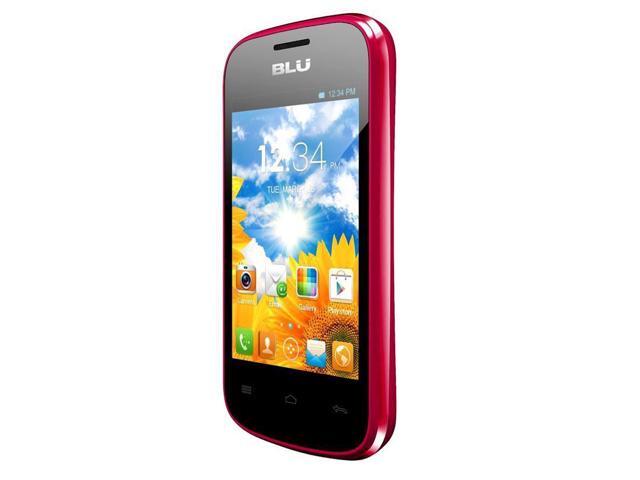 BLU Dash JR D140 Pink Unlocked GSM Cell Phone with 3.5-inch Touch ...