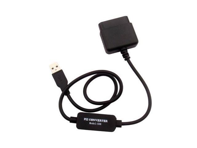 PS2 to PS3 USB Controller Converter Cable Adapter for Sony PS3 Console ...