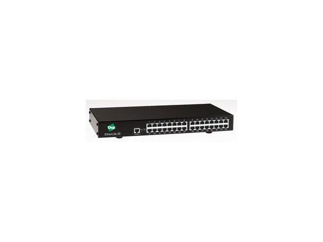 Digi 70001429 EtherLite 32-port RS-232 RJ-45 Terminal Server with Rack ...