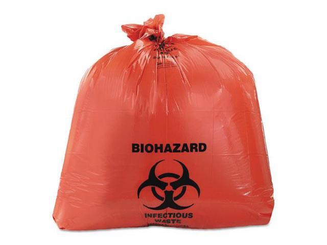 Heritage Healthcare Biohazard Printed Can Liners 40-45 gal 3mil 40 x 46 ...