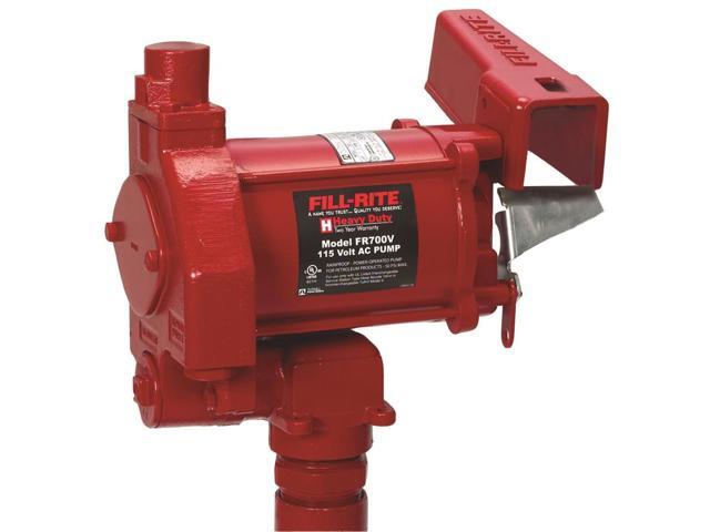 FILL-RITE FR700V Fuel Transfer Pump, 115VAC, 20 GPM, 1/3 HP, Cast iron ...