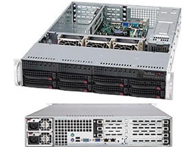 SUPERMICRO CSE-825TQ-R720UB Black 2U Rackmount Server Case - Newegg.com