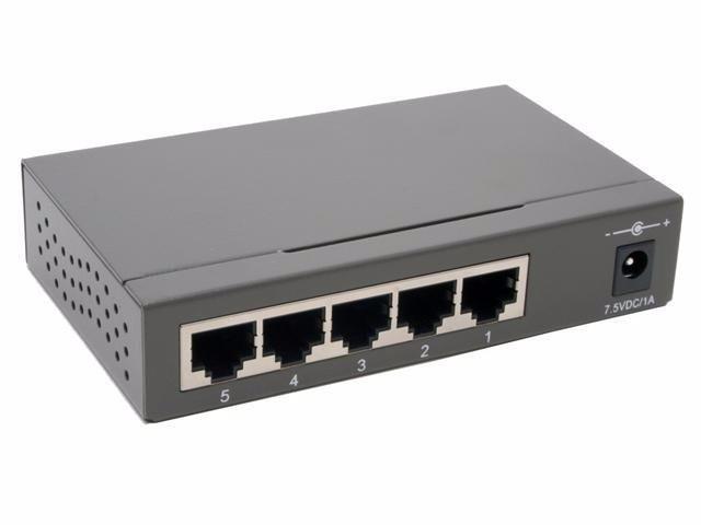 Unmanaged 10/100 5-Port Switch, - DES-105 - Newegg.com