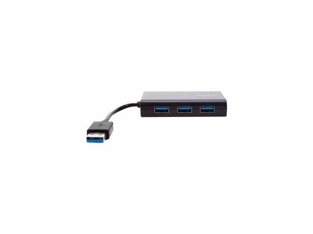 TARGUS USB 3.0 HUB WITH GIGABIT ETHERNET - HUB - 4 PORTS - DESKTOP ...