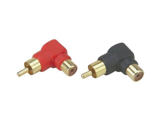 Install Bay Rcamra-10 Mini Right Angle Rca-Barrel Connectors, 10-Pack ...