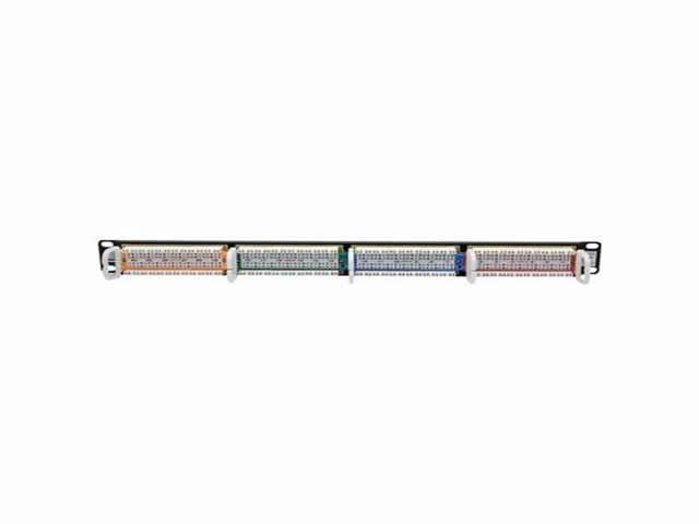 Tripp Lite 24-Port Cat5/Cat5e Patch Panel, 110-Type Color-Coded, 1U ...