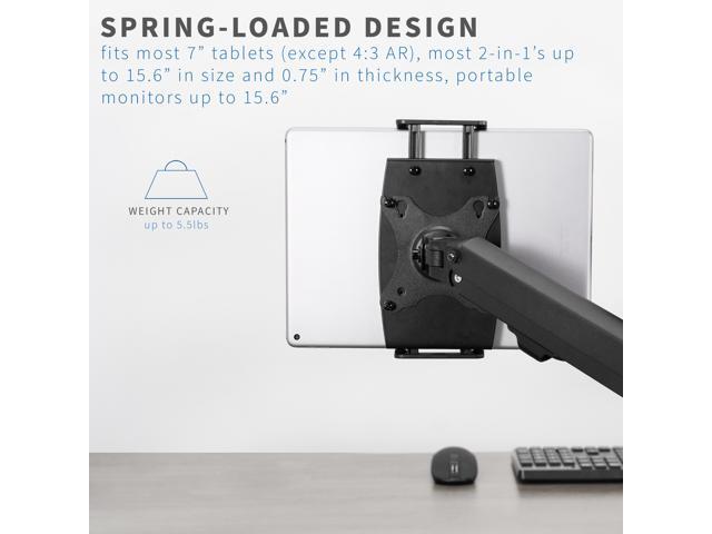 VIVO Universal VESA Mount Adapter for Tablets, 2-in-1 Laptops, & 15.6 ...