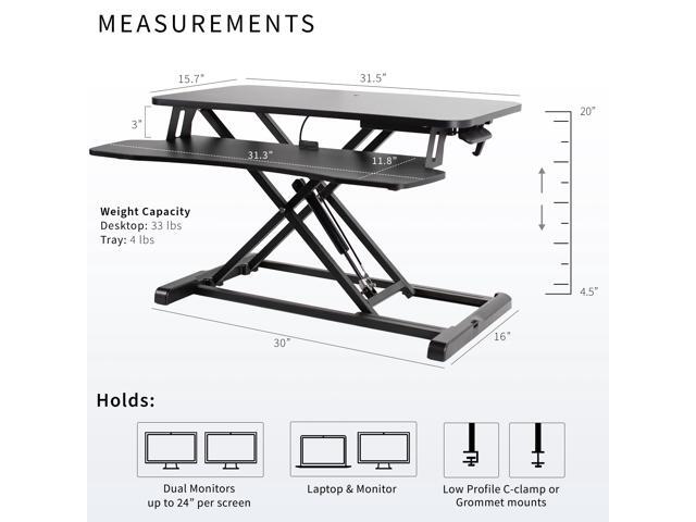 VIVO Electric 77" x 71" Corner L-Shaped Standup Desk, Black 30" Deep ...