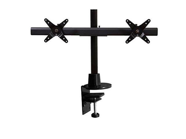Ergotech 100-C16-B02 Dual Lcd Monitor Desk Stand - 16 Inch Pole - Black ...