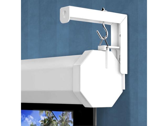 Mount-It! Projector Screen Wall Mount L-Brackets | Wall Hanging Bracket ...