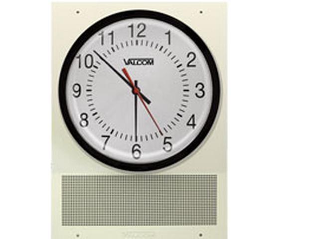 Valcom VIP-431A-A-IC IP Talkback Speaker w/Analog Clock, Part No#VIP ...