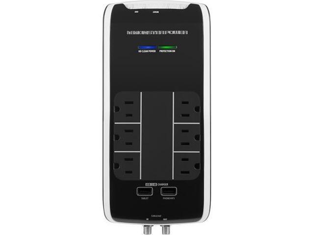 Monster - Power Platinum 600 HT 6-Outlet Surge Protector - Newegg.com
