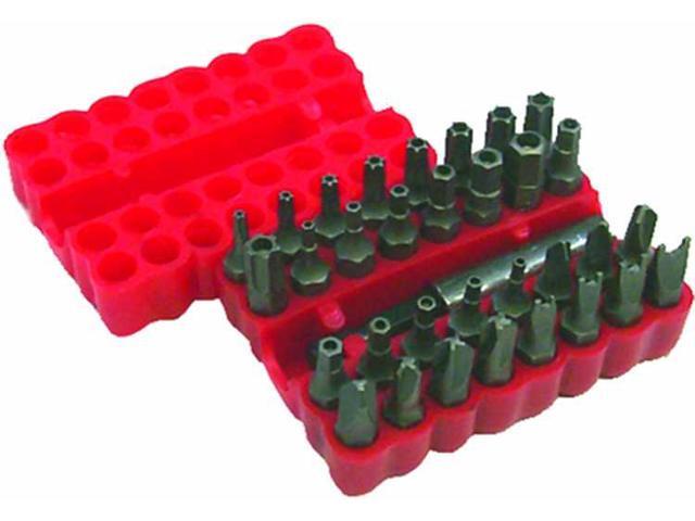 Tuff Stuff TP35KIT 35 Piece Tamper Resistant Insert Bit Assortment Set ...