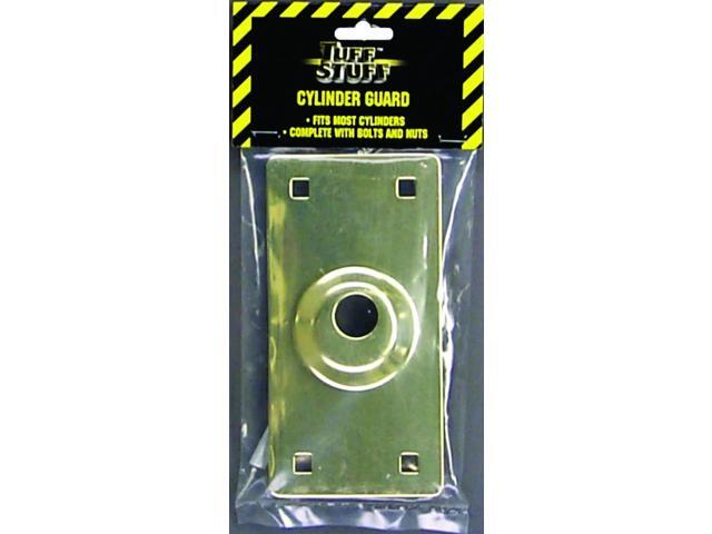 Tuff Stuff, 314, Polished Brass, Rim Lock Cylinder Guard Plate Bubble ...