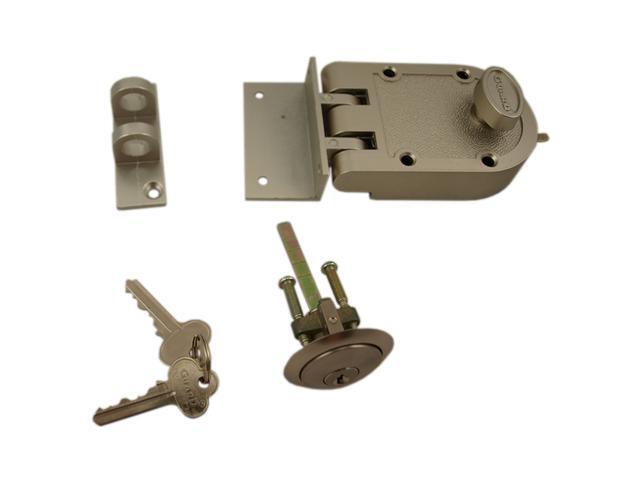 GUARD SECURITY, 1303CH, Satin Nickel, Jimmy Proof Deadlock Deadbolt ...
