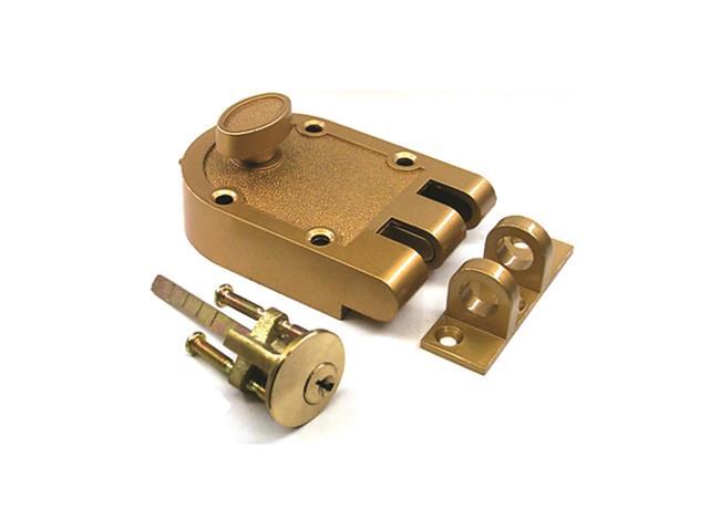 Wilson, 6251B, Brass, Jimmy Proof Deadlock Deadbolt Single Cylinder ...