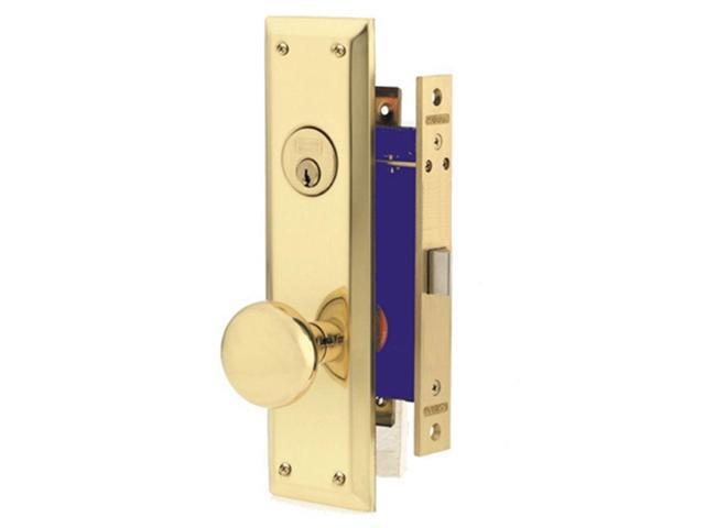 Marks Metro 91DW/3, Polished Brass Left Hand Mortise Lock Knob ...
