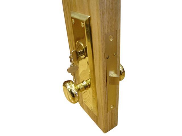 Marks Metro 91DW/3, Polished Brass Left Hand Mortise Lock Knob ...