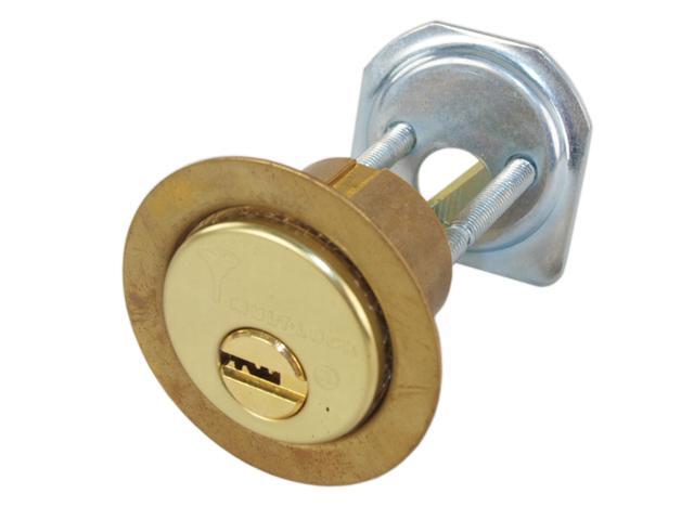 Mul-t-lock, RIM1VT-05, Brass, Solid Brass Replacement 1-1/8" Rim ...