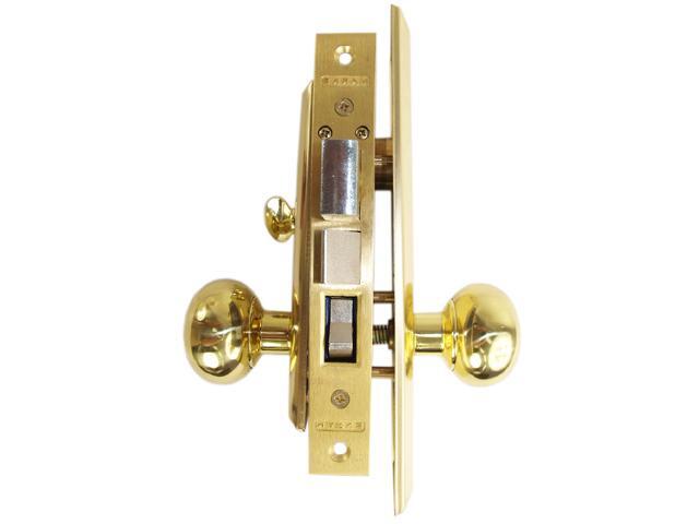Marks New Yorker 9NY10A/3, Polished Brass Right Hand Mortise Entry Lock ...