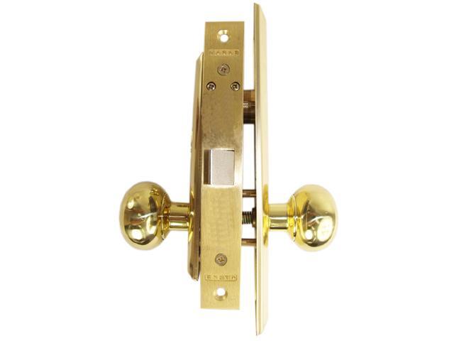 Marks New Yorker 9NY10DW/3, Polished Brass Right Hand Mortise Lock Knob ...