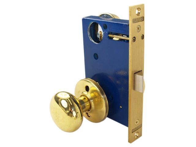 Marks, 22DW/3-W-RH Polished Brass, Right Hand, Ornamental Knobe Rose ...