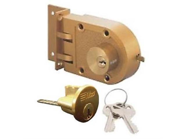 Ilco 535-53-51 Double Cylinder Jimmy Proof Deadbolt With Angle Strike ...