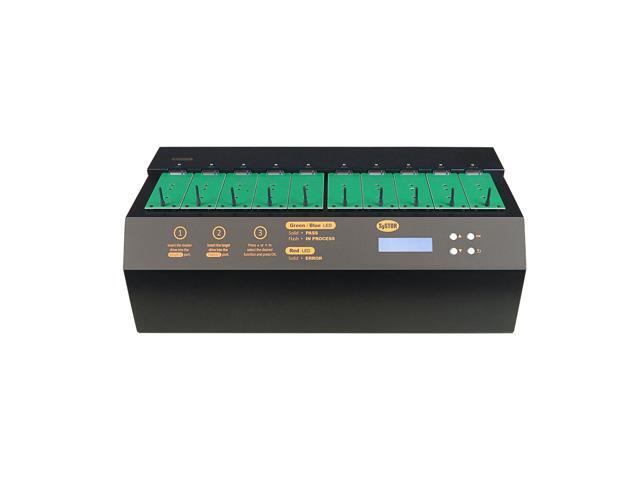 Systor 1 to 9 M.2 NVMe/SATA Duplicator - 18GB/Min - Standalone Copier ...