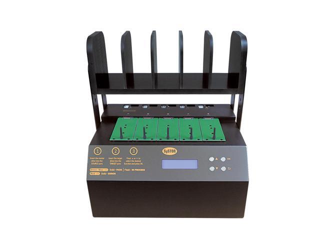 Systor 1 to 4 M.2 NVMe/SATA Duplicator - 18GB/Min - Standalone Copier ...