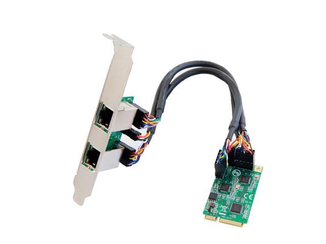 Dual 2.5 Gigabit mini PCIe Ethernet Network Expansion Card - Newegg.com