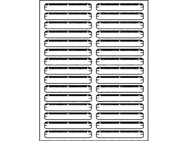 Business Source File Folder Labels Laser/Inkjet 2/3"x3-7/16" 1500/PK ...