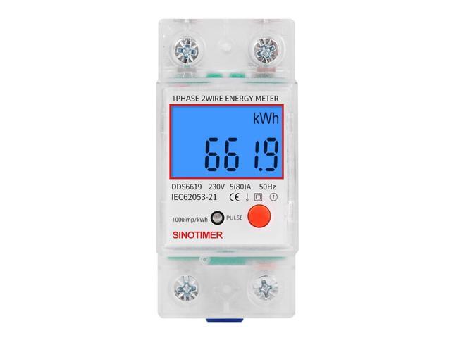 Digital Power Energy Meter Voltage Wattmeter Multi-function Digital ...