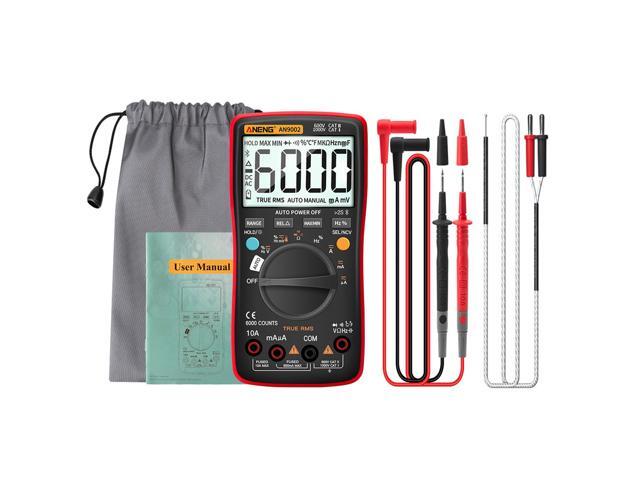 ANENG AN9002 Bluetooth Digital Multimeter 6000 Counts Professional ...