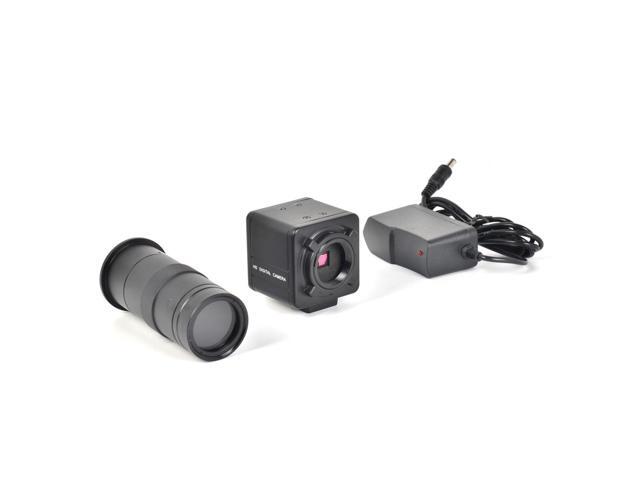 800TVL 1/3" CCD Digital Industry Microscope Camera + 100X C-Mount Lens ...