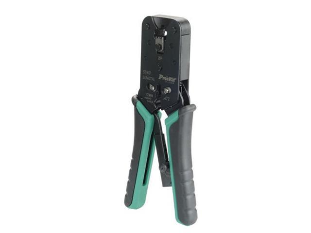 Pro'sKit CP-376UR Adjustable Ratchet Network Clamp 8P Crimping Network ...