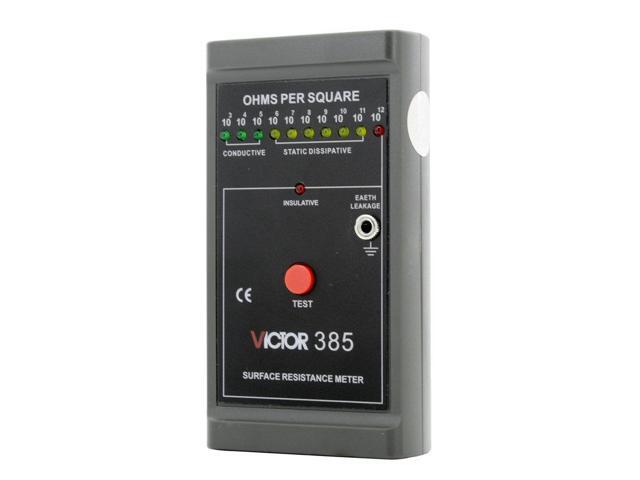 VICTOR VC385 VC 385 handheld Surface Resistance Tester Anti-static ...