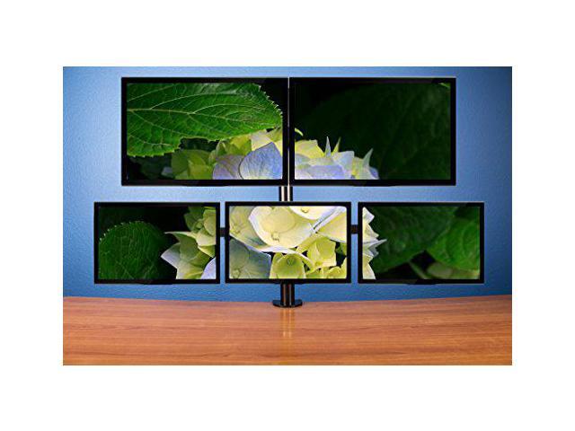 Monmount 5-Screen (Penta) LCD Monitor Mount - Adjustable - Holds 22 ...