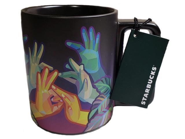 Starbucks American Sign Language ASL Hand Movements Coffee Mug, 12 Oz ...