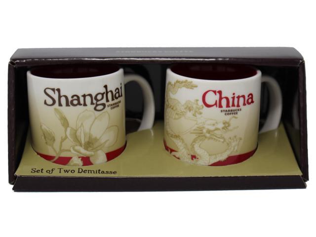 Starbucks Global Icon Series Shanghai and China Demitasse Mugs, 3 Oz ...