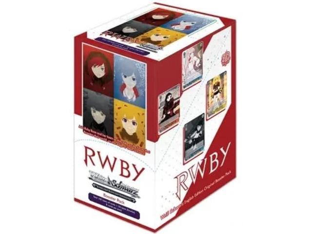 Weiss Schwarz English RWBY Booster Box - 20 Packs of 8 Cards Each ...