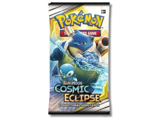 Pokemon Sun & Moon Cosmic Eclipse Booster Pack |Blastoise & Piplup ...