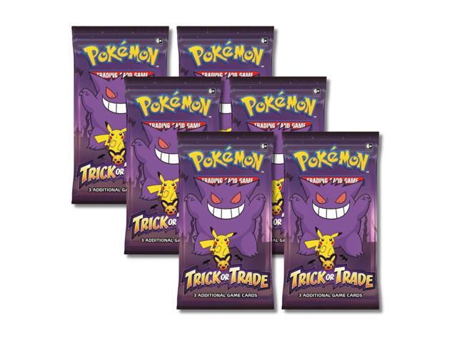 Pokemon 2023 Trick or Trade Gengar & Pikachu | 6 Mini Booster Packs ...