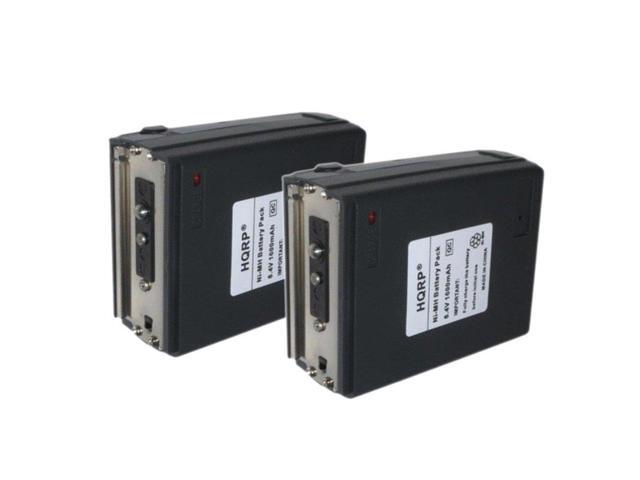 HQRP 2-pack 1600mAh Battery for Icom IC-2A, IC-32A, IC-32E, IC-2GAT, IC ...