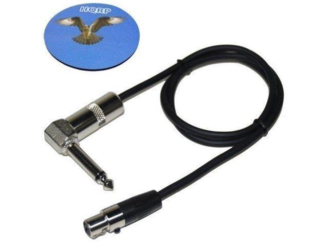 HQRP 4-Pin Mini Connector (TA4F) to Right-Angle 1/4-Inch Connector ...