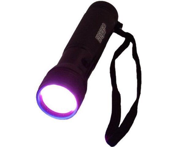HQRP 365 nM UV Flashlight / Blacklight 12 LED for Home Security and ...