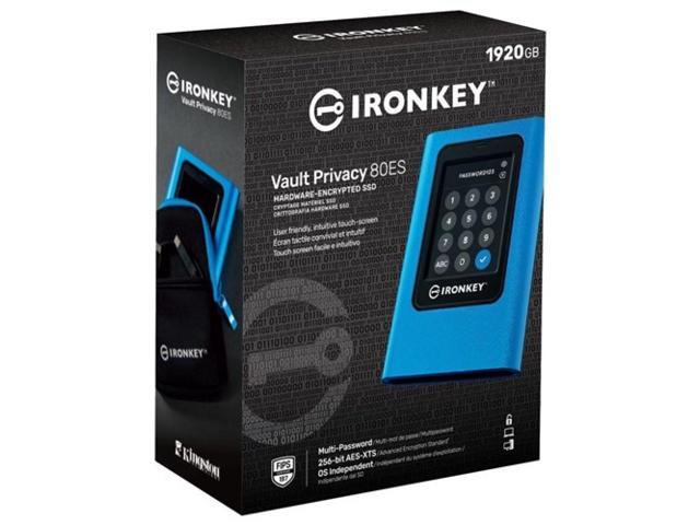 Kingston IronKey Vault Privacy 80 1.92TB External SSD | FIPS 197 | XTS ...